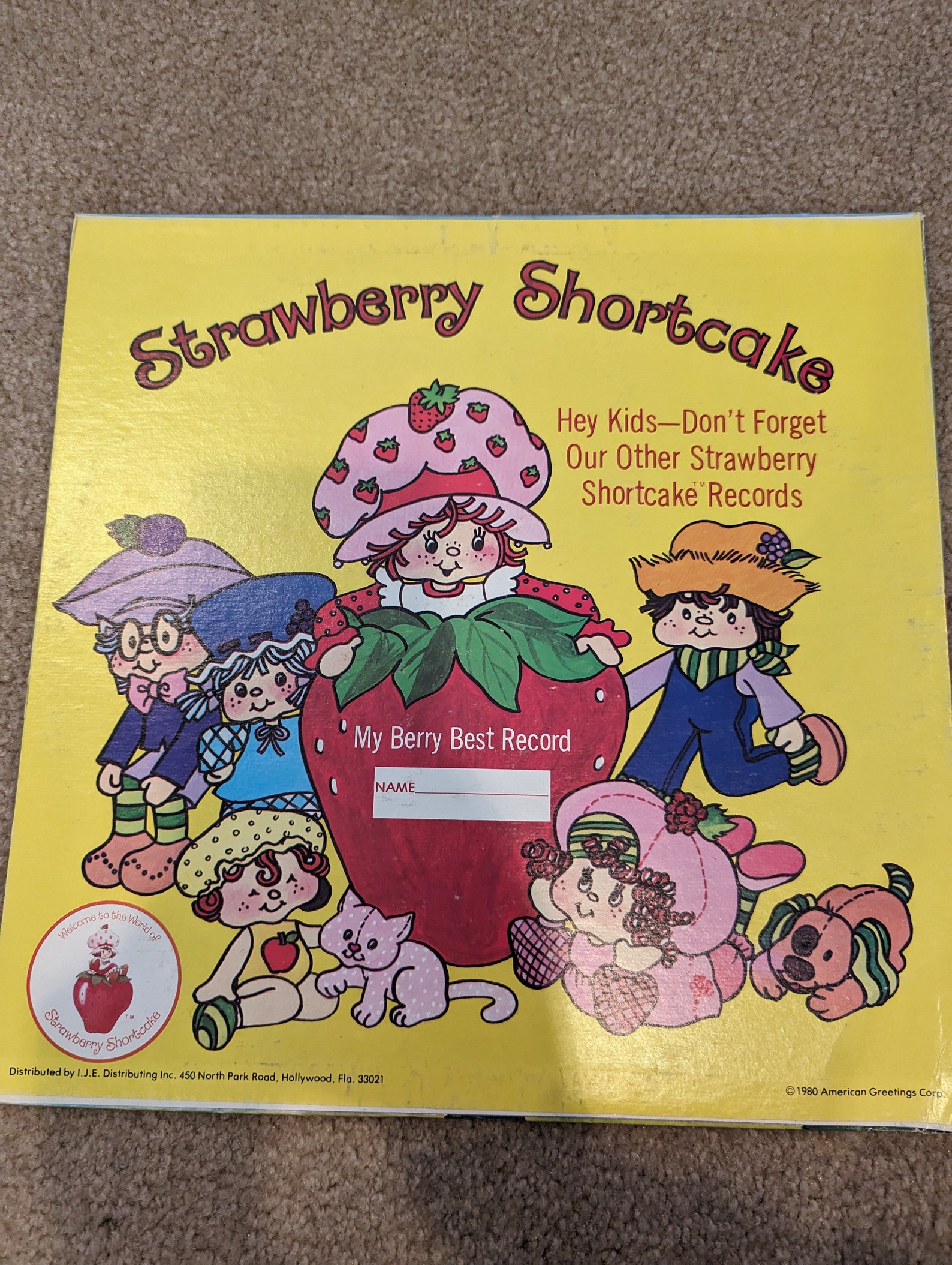 Strawberry Shortcake in Big Apple City Record Vintage - Etsy