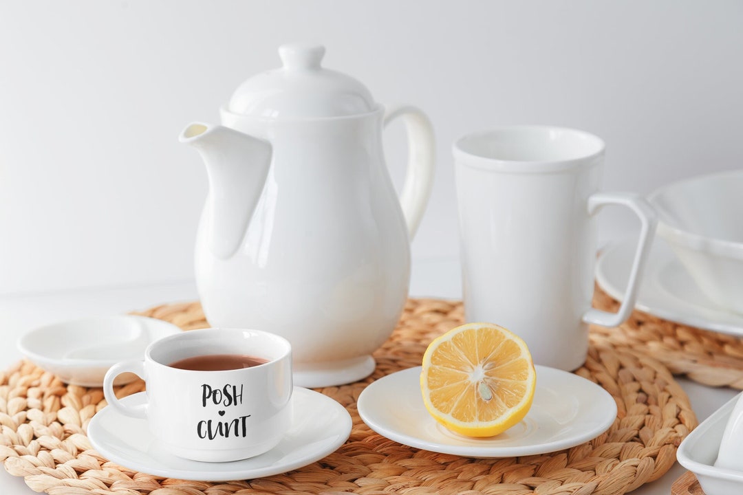 Tea Cup - Posh Cunt & Posh Twat | Funny Tea Party Idea | Adult Banter ...