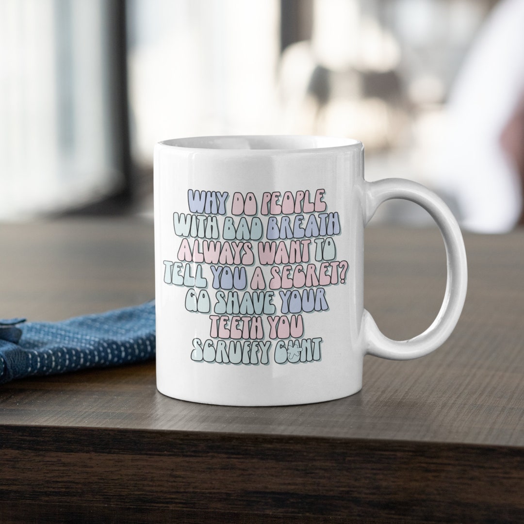 Mug - Shave Your Teeth | Fun Novelty Gift | Colleague Gift Idea ...