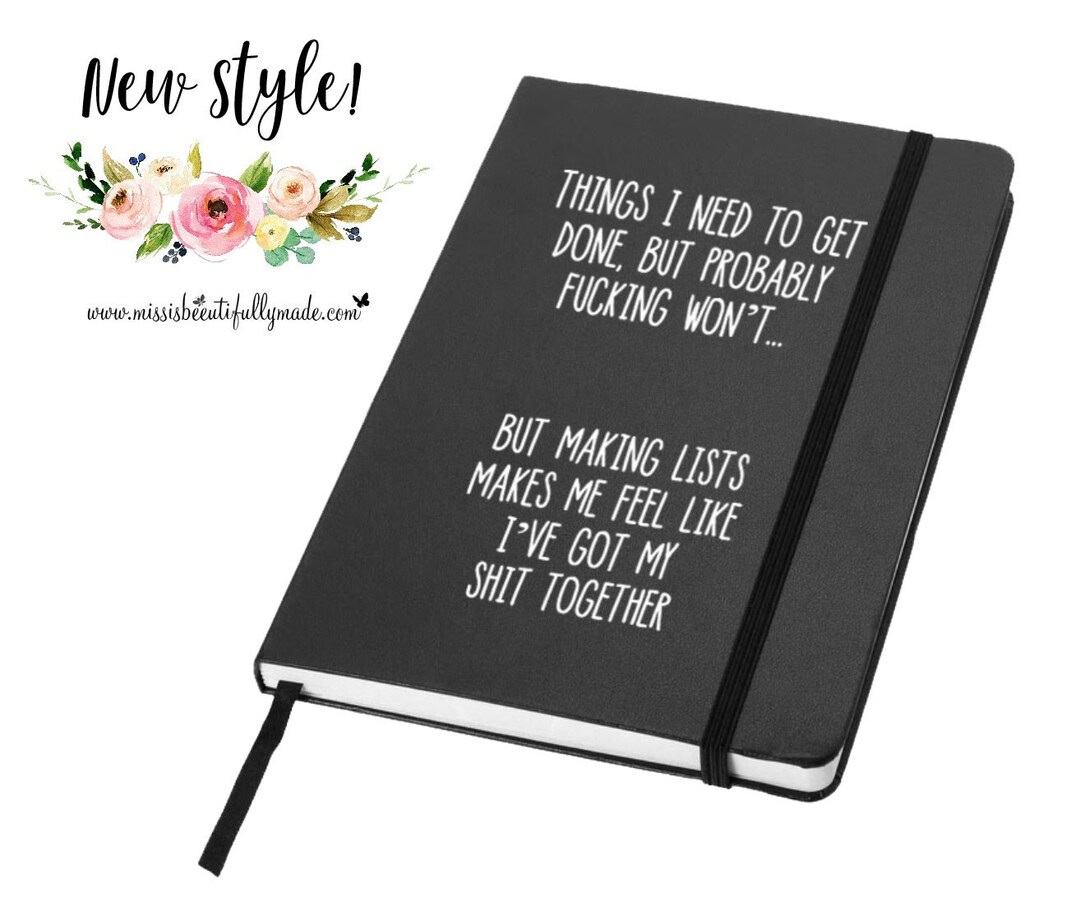 Notebook - I've Got My Shit Together | Inappropriate Gift | Adult ...