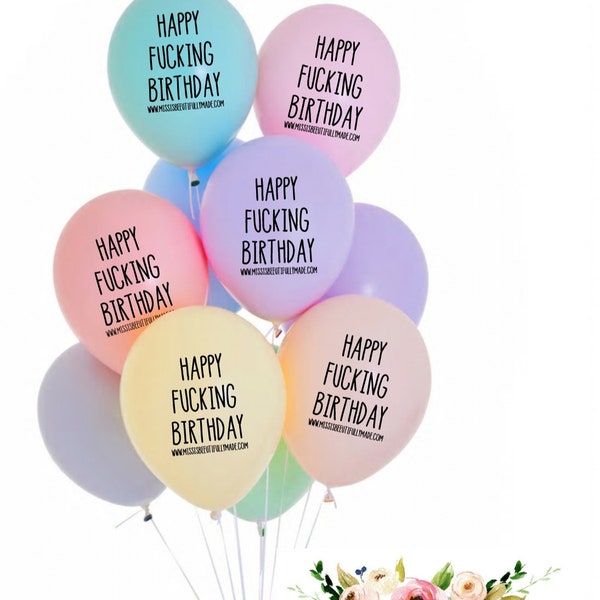 Birthday Balloon - Etsy