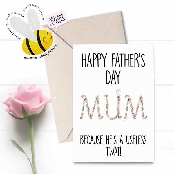 Profanity Card - Etsy