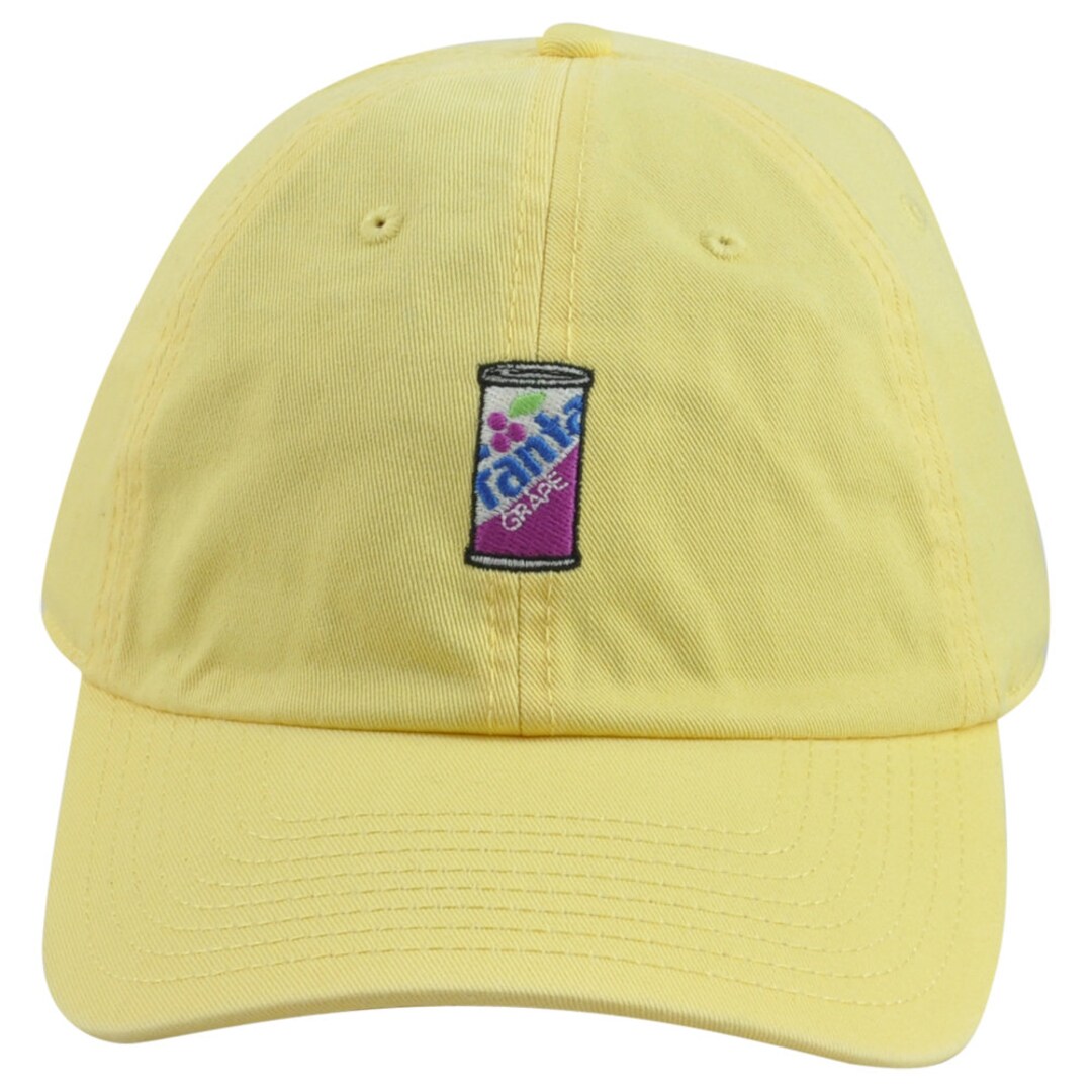 American Needle Fanta Grape Can Drink Beverage Yellow Adjustable Adults ...