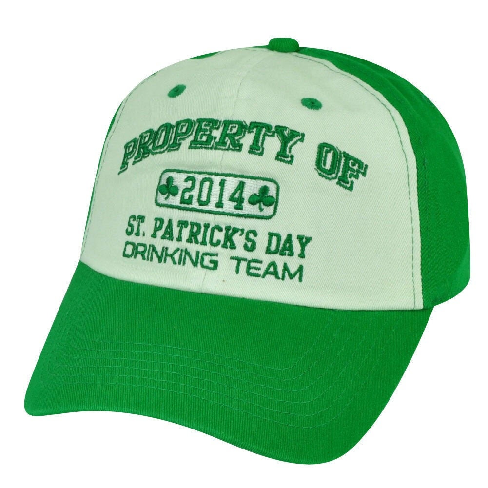 American Crown Saint Patricks Day Drinking Team Ireland Green Hat Cap ...