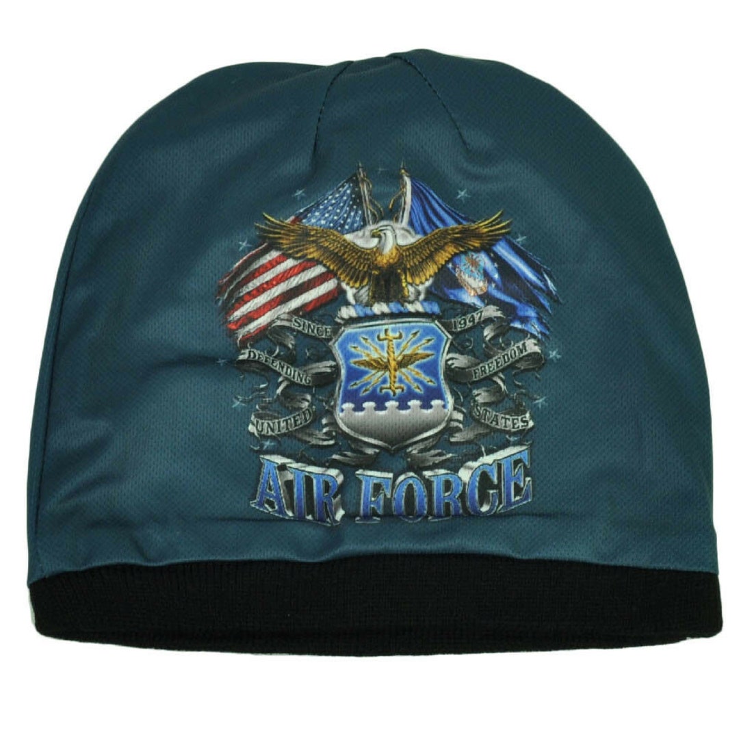 U.S. Air Force United States Sublimated Knit Beanie Military Cuffless ...