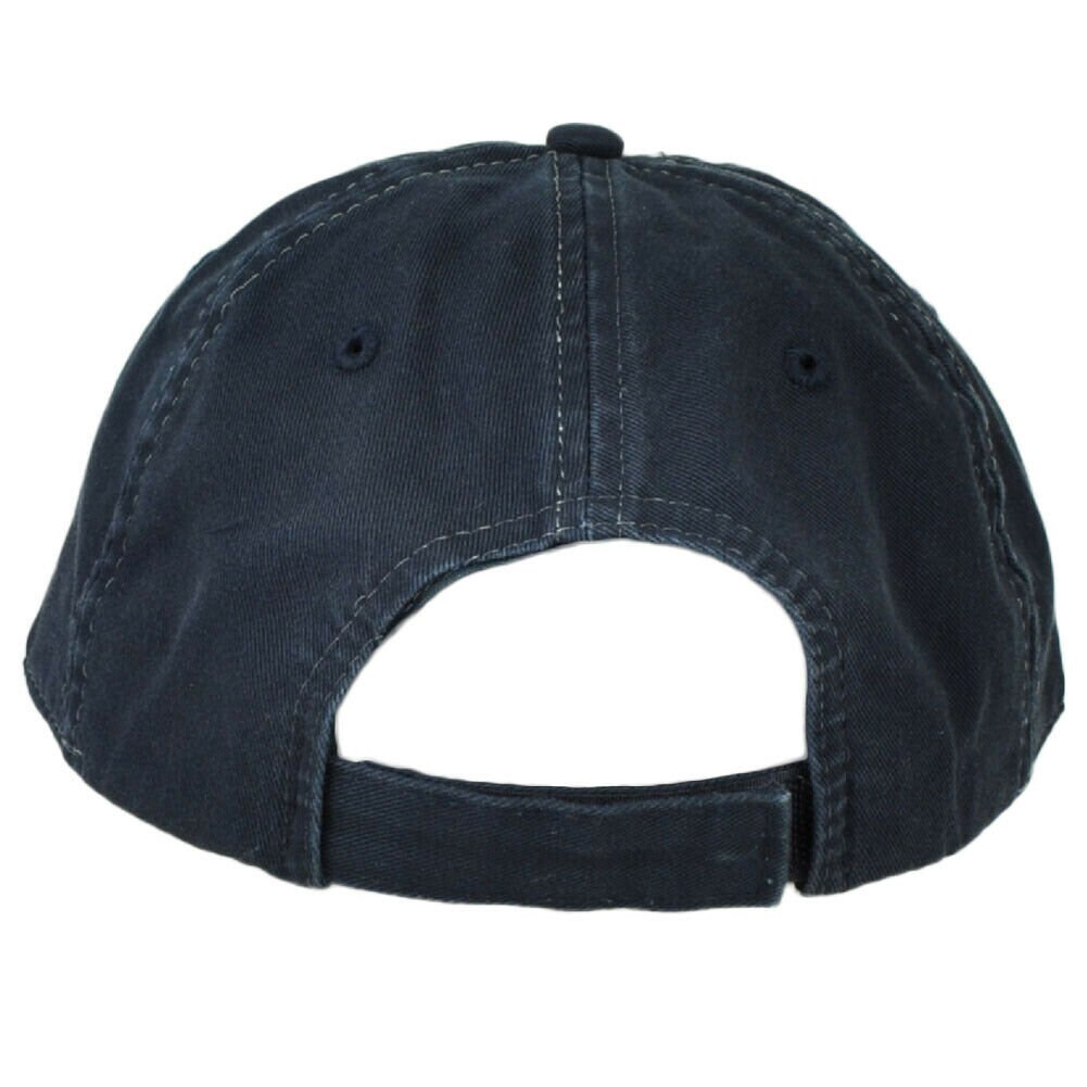 Navy Blue Beige 2 Tone Hat Cap Curved Bill Blank Plain Solid Color ...