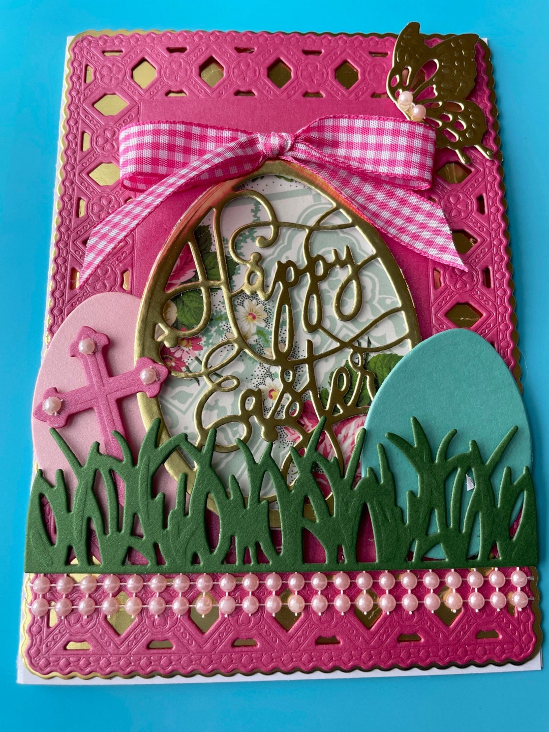 Easter Card, Easter Egg Greeting, Christian Easter Card - Etsy