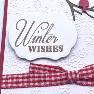 Winter Greeting Card, All Occasion Card, Winter Wishes, Winter Cardinal ...