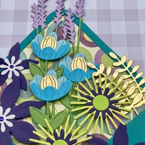 Floral Birthday Card, Handmade Bouquet, Birthday Flowers - Etsy