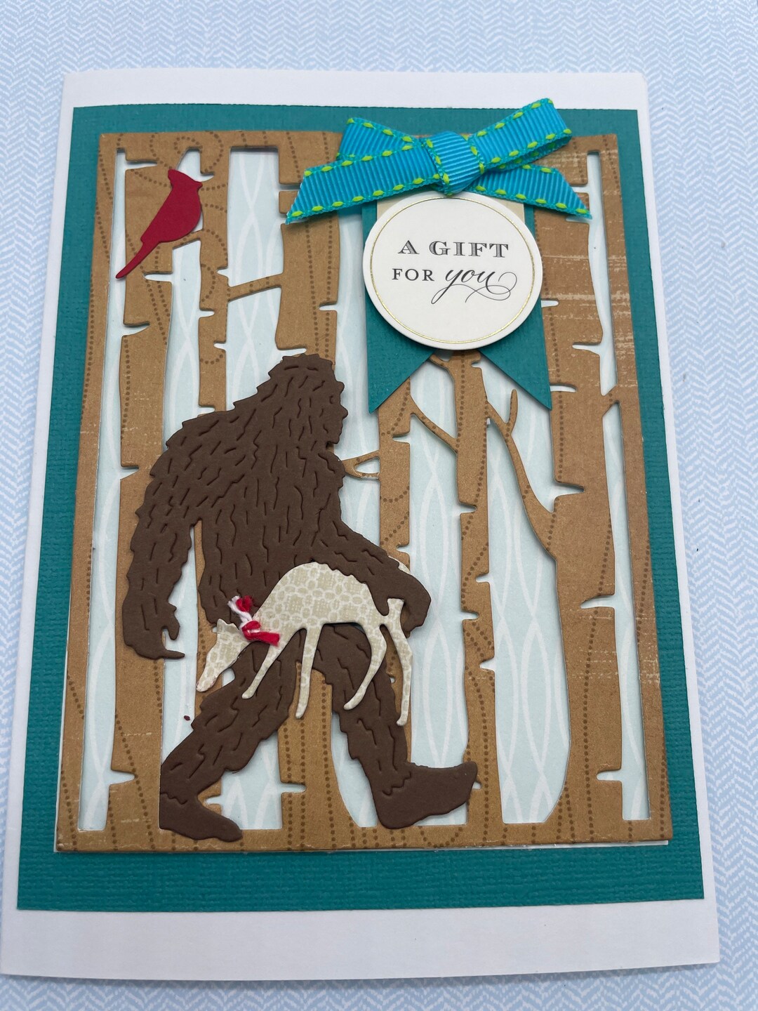 Bigfoot Birthday, Bigfoot Gift Card Holder, Bigfoot Gift, Funny Bigfoot ...