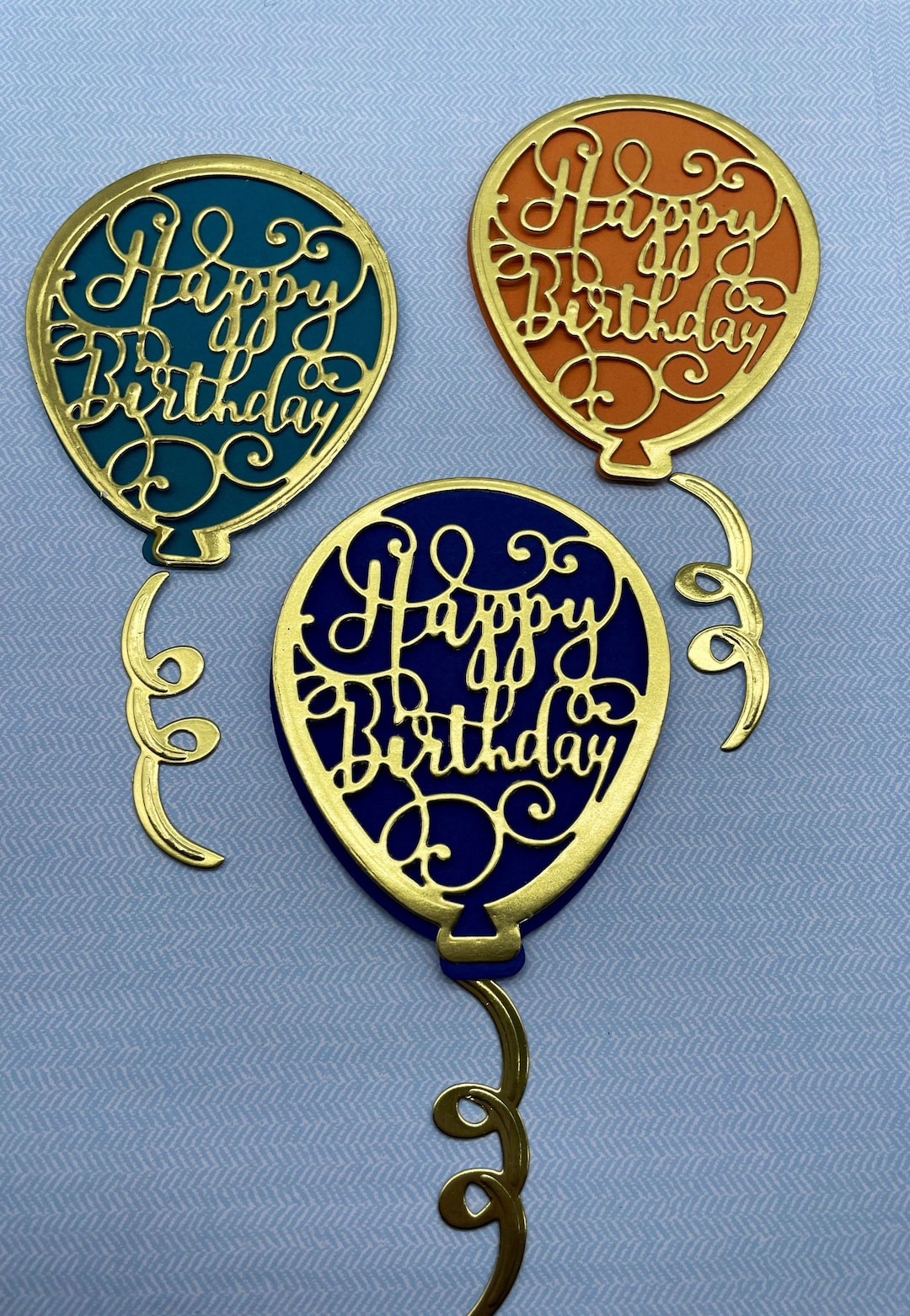 Birthday Balloon Die Cuts, Balloon Diecuts, Happy Birthday Diecuts ...