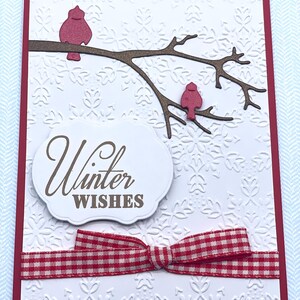 Winter Greeting Card, All Occasion Card, Winter Wishes, Winter Cardinal ...
