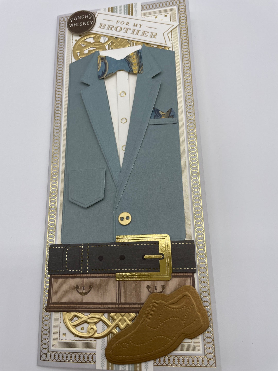 Brother Congratulations Card, Masculine Birthday, Brother Wedding Card ...