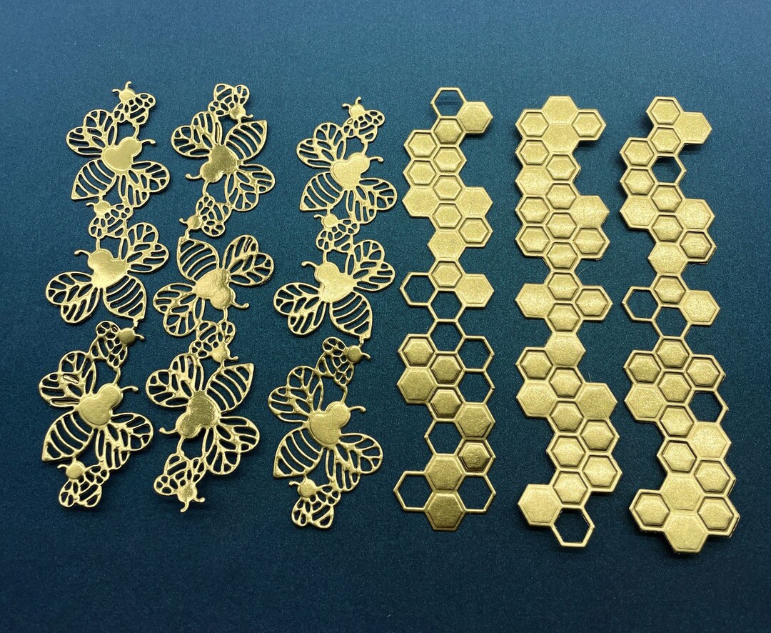 Bee Diecuts, Honey Die Cuts, Foil Bees, Paper Bees for Crafts - Etsy