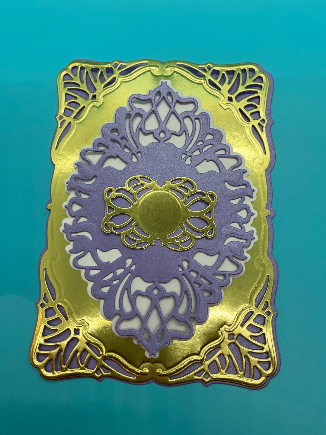 Card Layers, Card Fronts, Embossed Die Cuts for Card Making (3 Colors ...