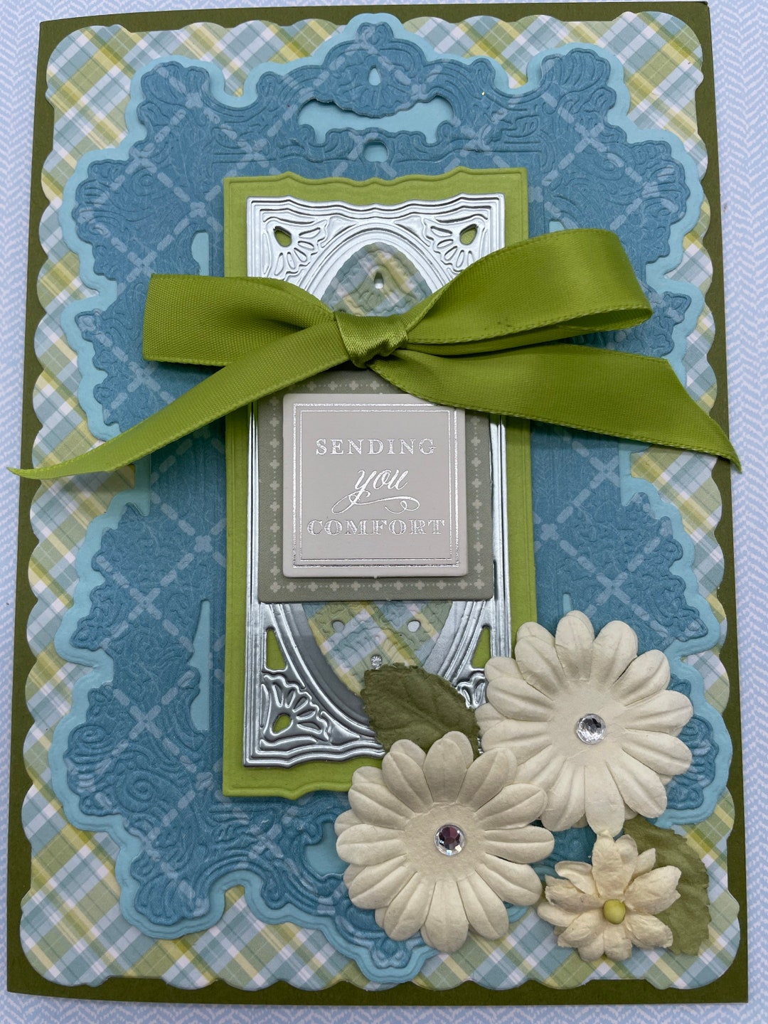 Handmade Sympathy Card, Sending Prayers Card, Sending You Comfort Card ...