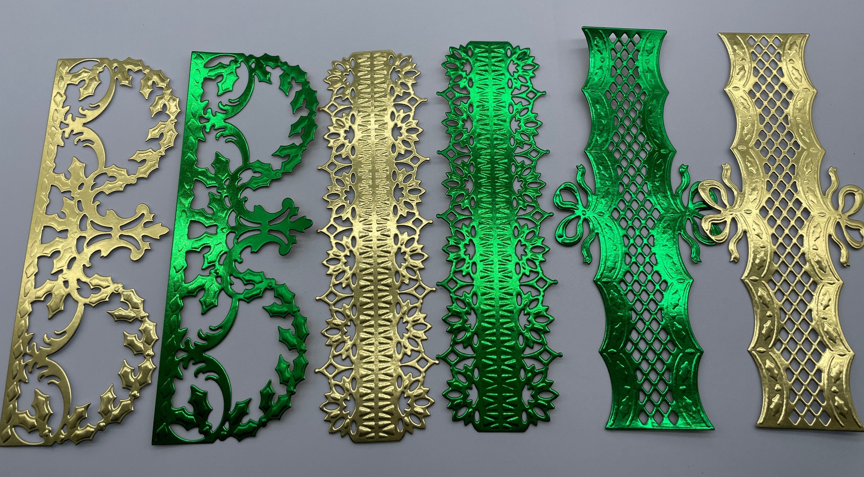 Christmas Paper Borders DIY Cards Borders for Cards Paper - Etsy