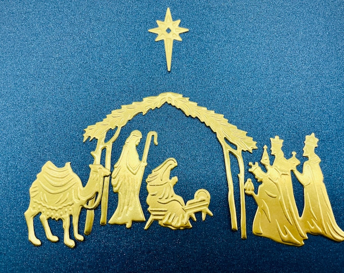 Nativity Die Cuts, Set of 21 PAPER Pieces, NOT a Metal Die Set - Etsy
