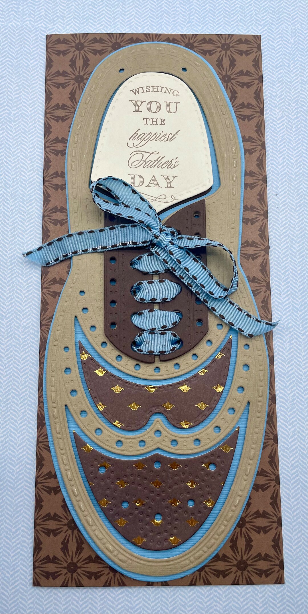 Fathers Day Card, Mens Shoe Card, Designer Dad Card - Etsy