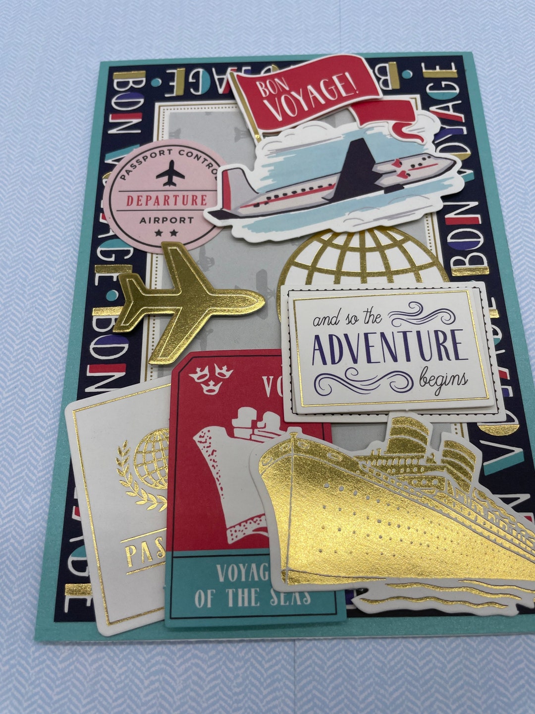 Bon Voyage Card, Happy Trails Card, Semester Abroad Card, Adventure ...