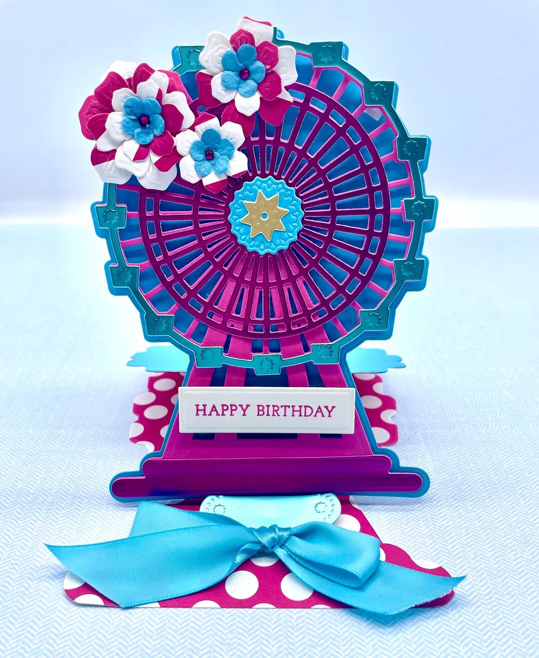 Summer Birthday, County Fair Card, Theme Park Card , Ferris Wheel Card ...