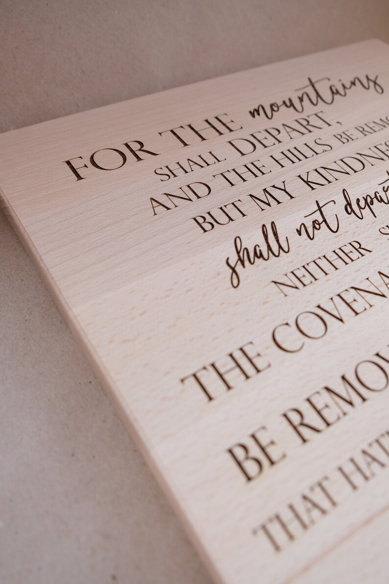 Bible Verse, Plate With Bible Verse, Custom Wooden Bible Verse Plaque ...