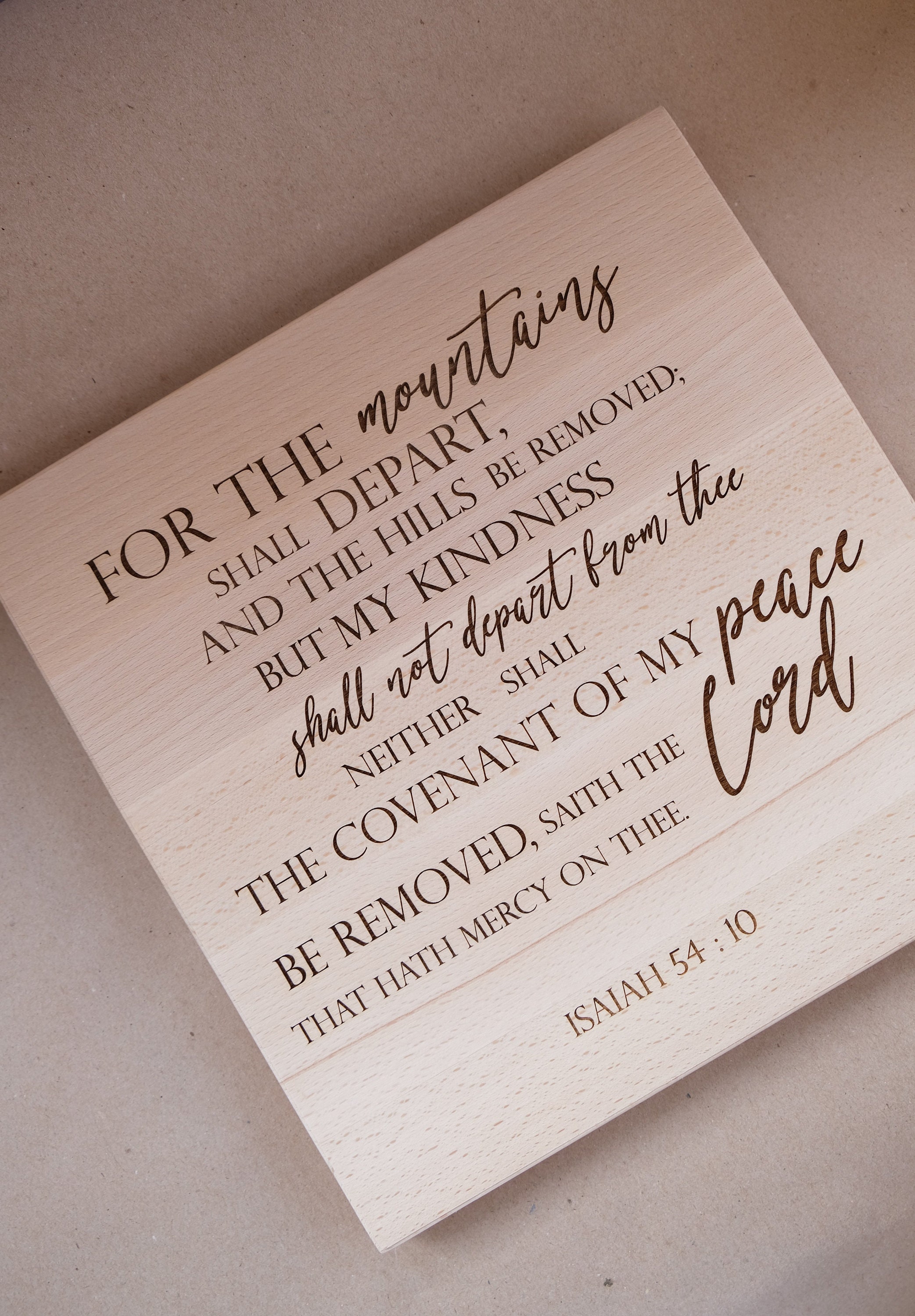 Bible Verse, Plate With Bible Verse, Custom Wooden Bible Verse Plaque ...