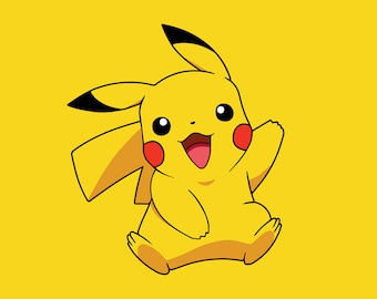 Pikachu Svg Layered | Etsy