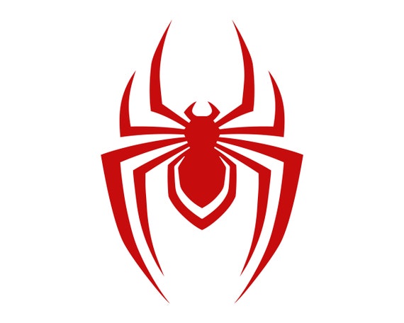 Miles Morales Logo SVG PNG DXF Archivos cortados en capas - Etsy México