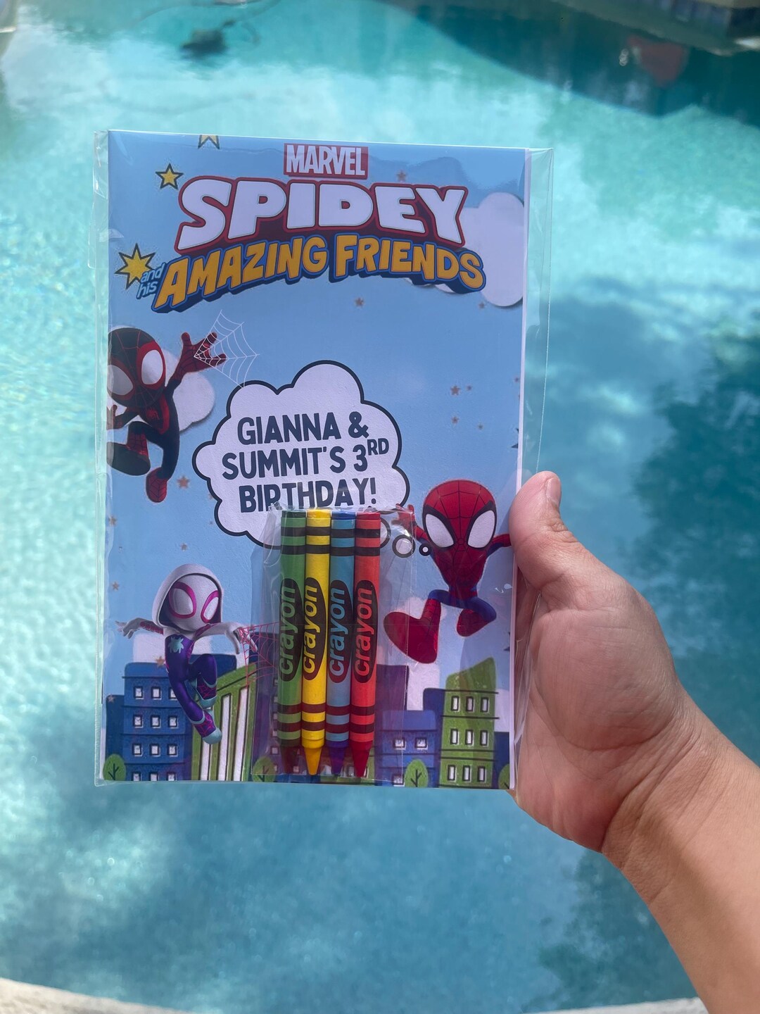 Personalized Coloring Book/ Spidey and Friends - Etsy