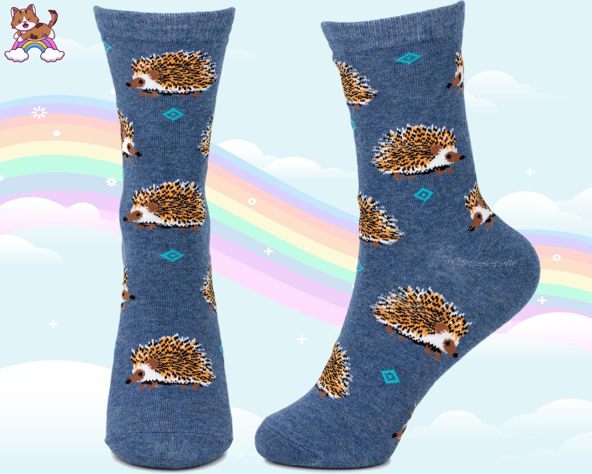 Cute Animal Socks Ladies Foot Size 4-7 1 Pair Sloth Deer - Etsy UK