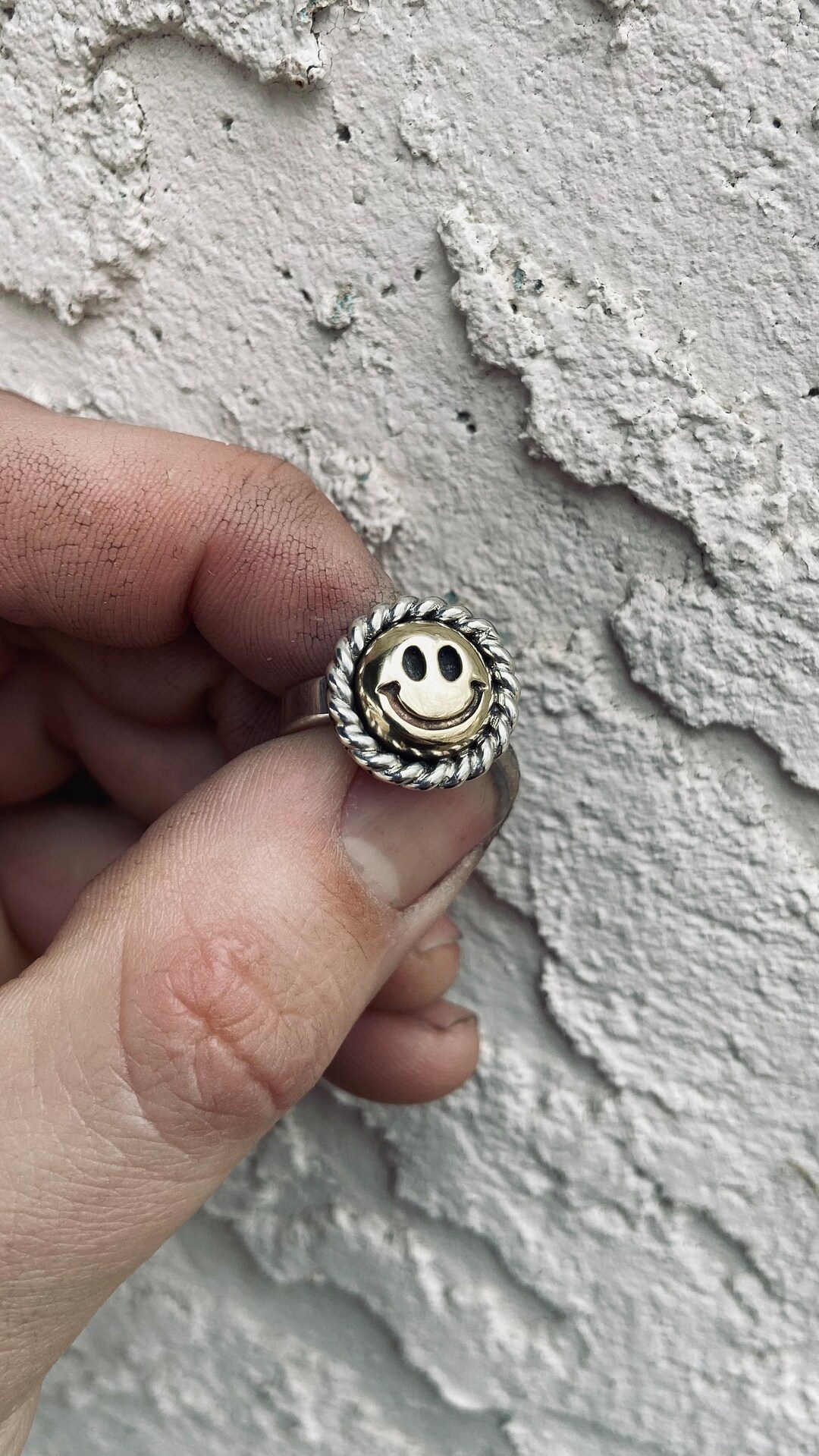 Smiley Ring - Etsy