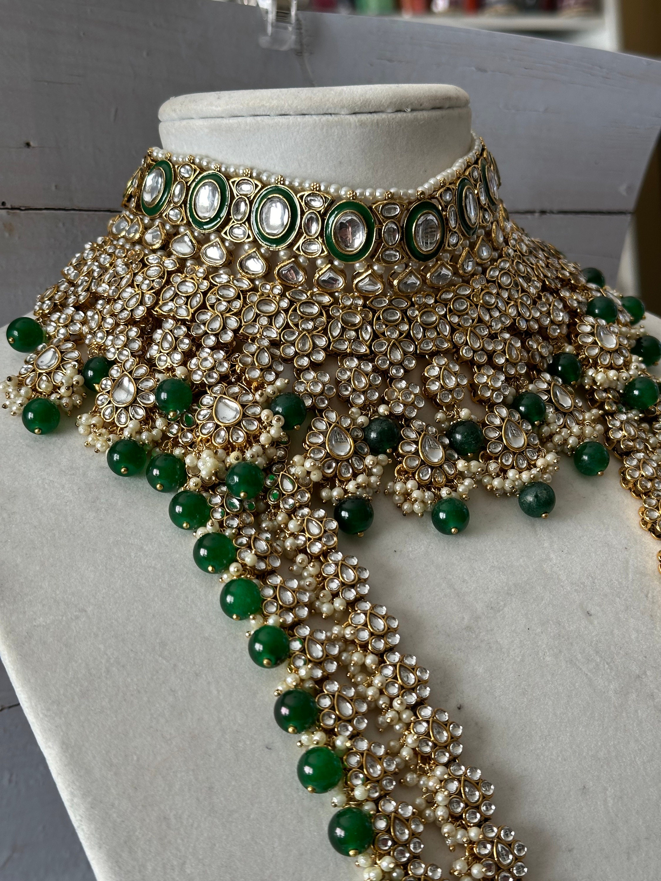 High Quality Kundan Bridal Set Comes With All Accessories/ Indian ...