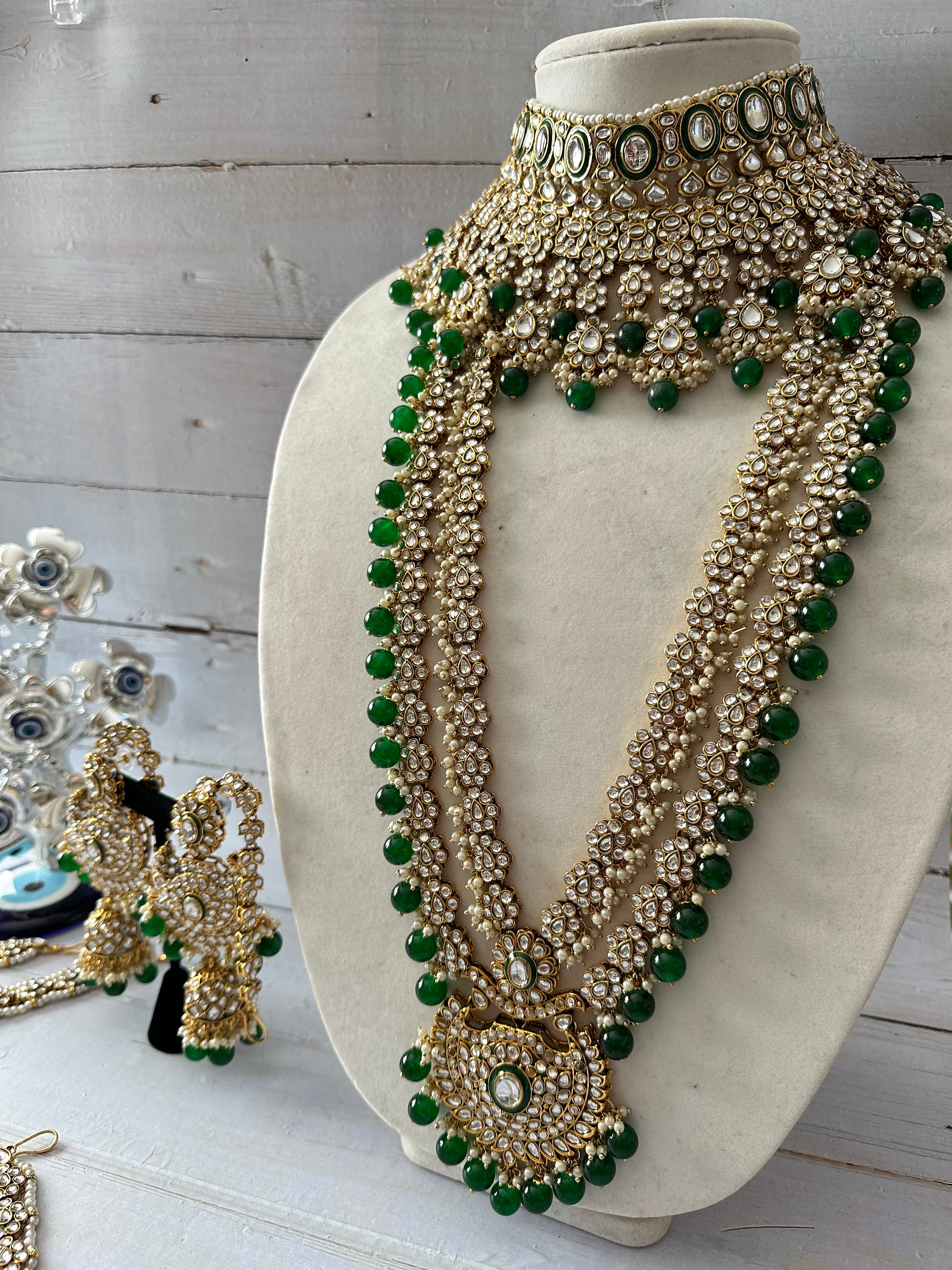 High Quality Kundan Bridal Set Comes With All Accessories/ Indian ...