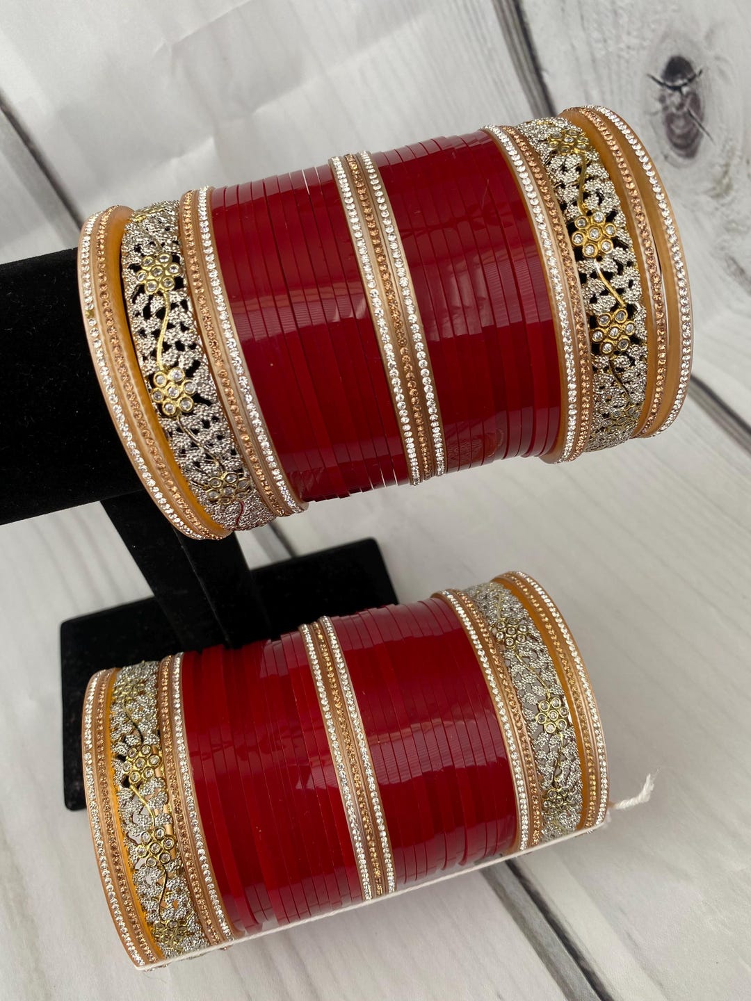 Indian Bridal Choora Set: Traditional Wedding Chuda - Etsy