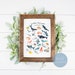 Under the Sea Alphabet Print Beach Nursery Decor Sea Animals Print ...