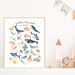 Under the Sea Alphabet Print Beach Nursery Decor Sea Animals Print ...