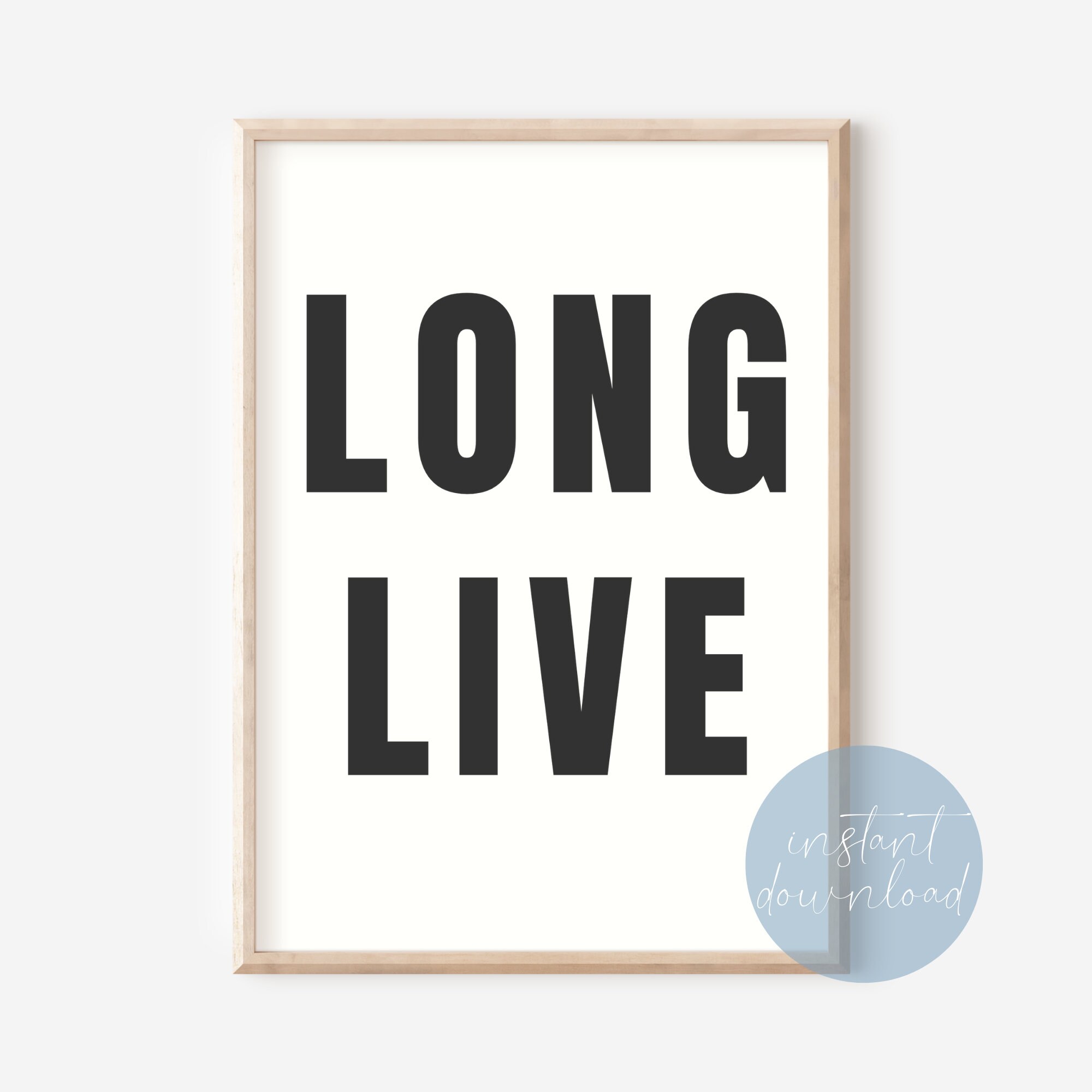 Long Live Boyhood Wall Art Print Nursery Wall Art Kids Room - Etsy