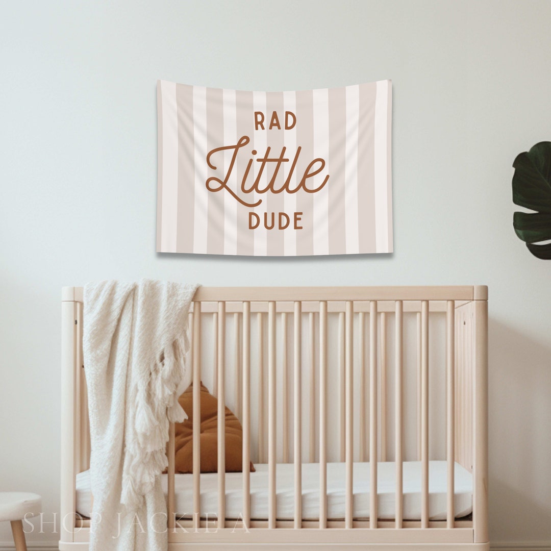 Rad Little Dude Banner, Kids Room Banner, Playroom Decor, Boy Room Wall ...