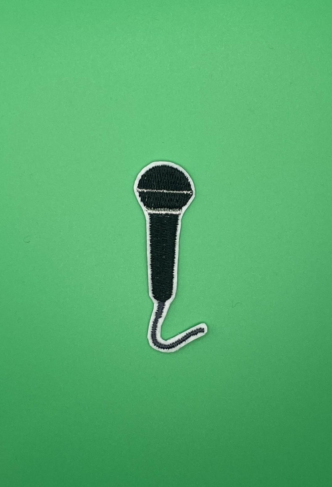 Cute Microphone Embroidered Iron-on Patch - Etsy