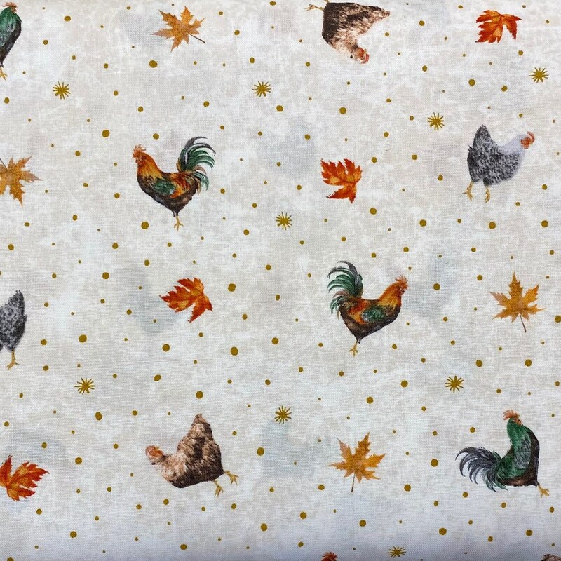 Rooster Fabric - Etsy
