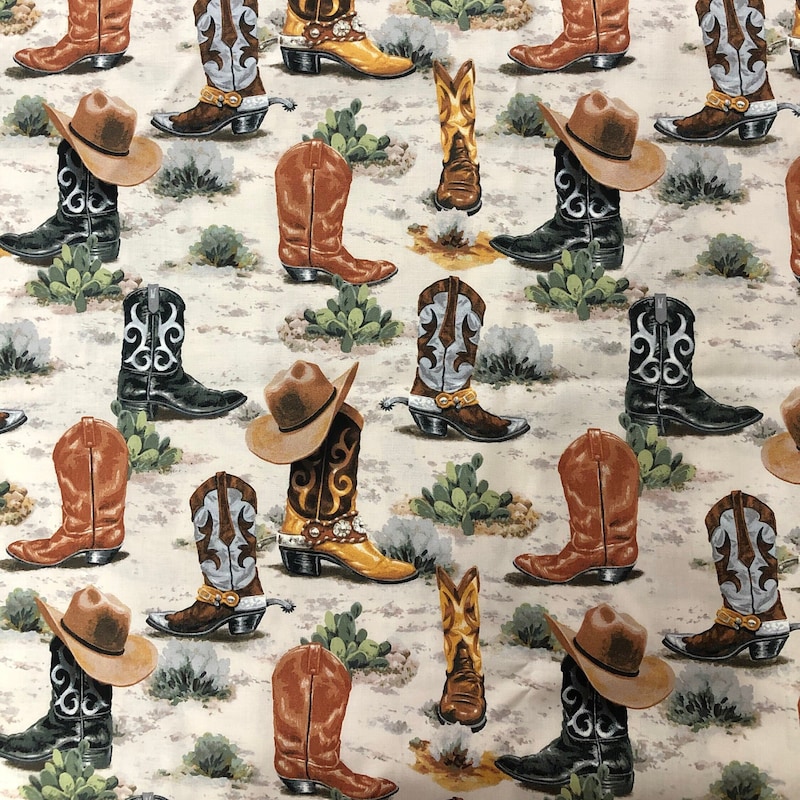 Western Fabric by the Yard - Etsy