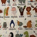 ABC Fabric, Cotton Fabric, Alphabet Fabric, Kid Fabric, Learner Fabric ...