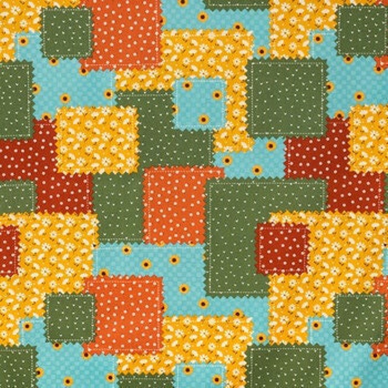 Patchwork Fabric - Etsy