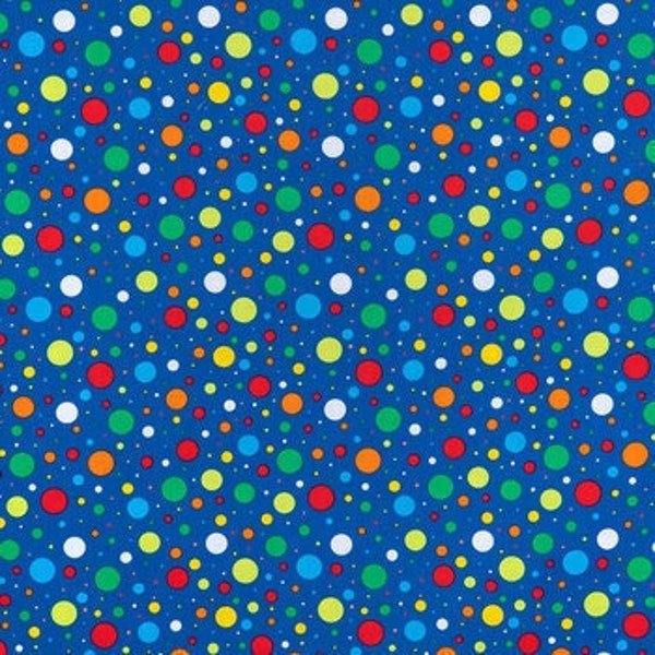 Multi Color Polka Dot Fabric - Etsy