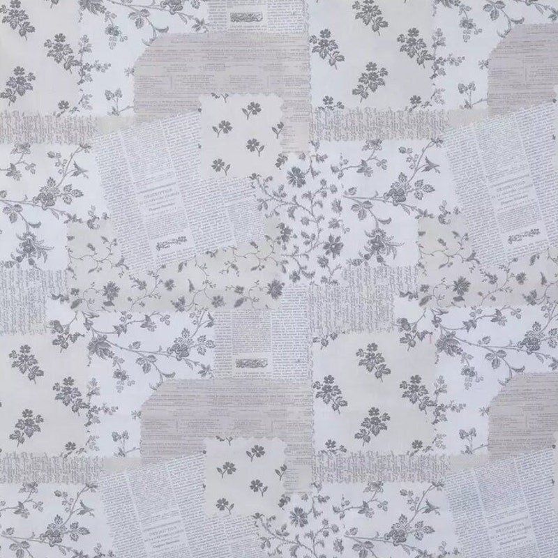 Newsprint Fabric - Etsy