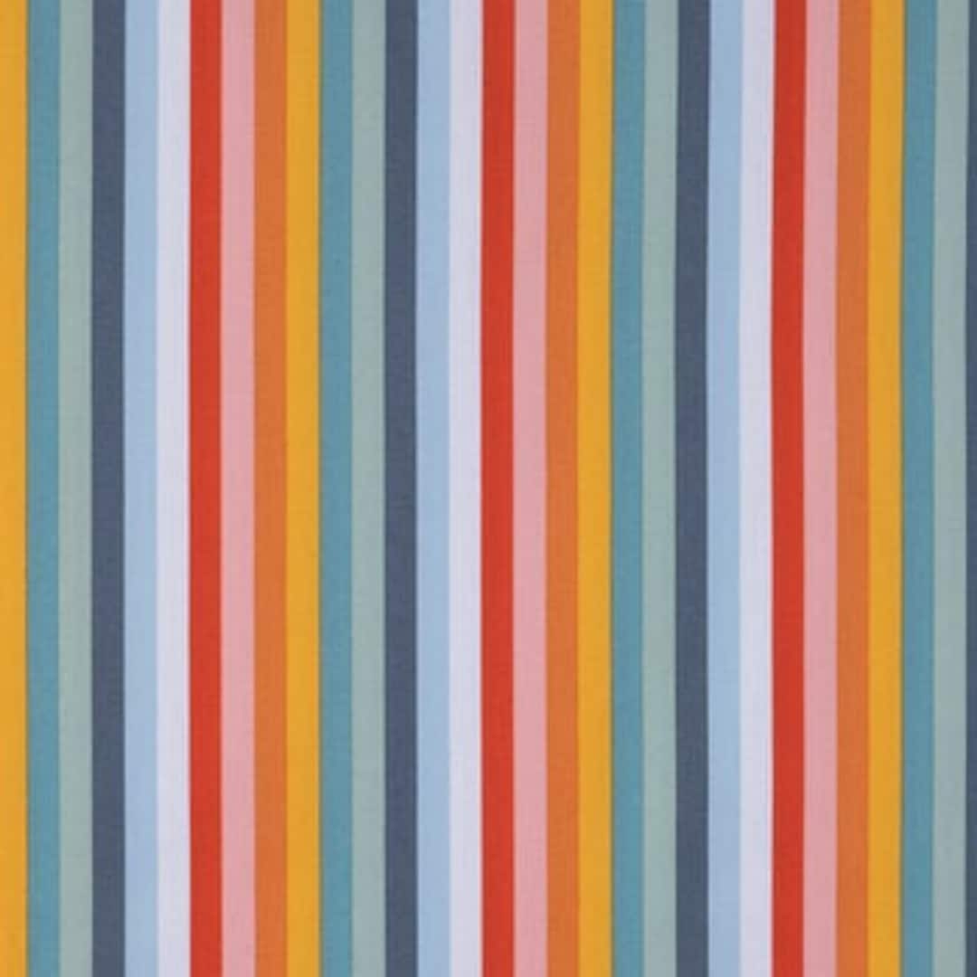 Multi-color Striped Fabric, Colorful Fabric, 100% Cotton, Apparel ...