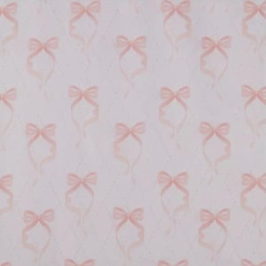 Pink Bows Cotton Fabric, Harlequin Style, Quilting Fabric - Etsy