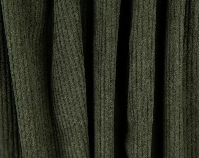 Hunter Green Corduroy Fabric, Fall Fabric, 100% Polyester, Home Accents ...
