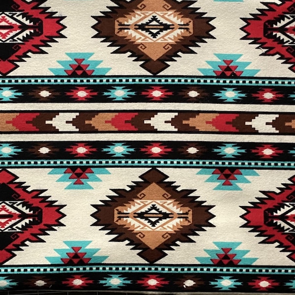 Aztec Flannel Fabric - Etsy